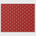 Red Question Mark Wrapping Paper | Zazzle