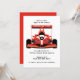 Red Race Car Birthday Party Invitation | Zazzle