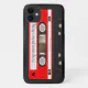 Red Retro Cassette Tape Personalized Case | Zazzle