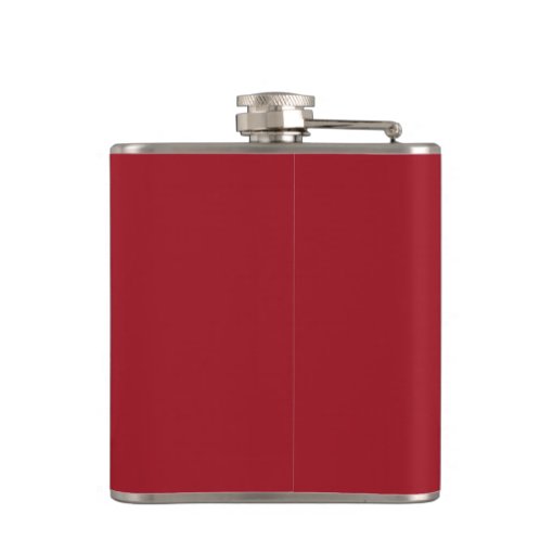 Red Ribbon Mural Flask | Zazzle