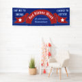 Red Ribbon Week - Drug Free Banner Modern Blue | Zazzle
