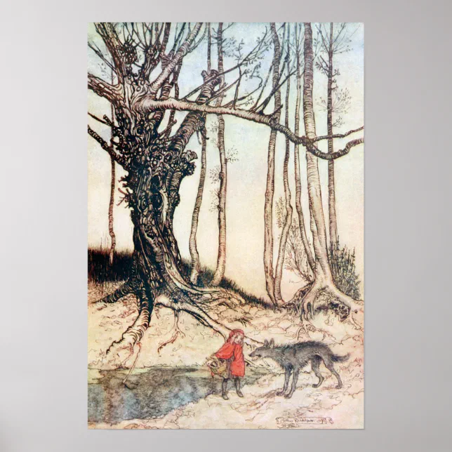 Red Riding Hood Poster | Zazzle