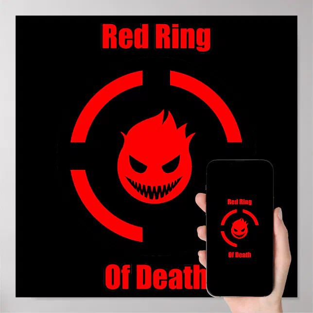 Red Ring of Death Poster | Zazzle