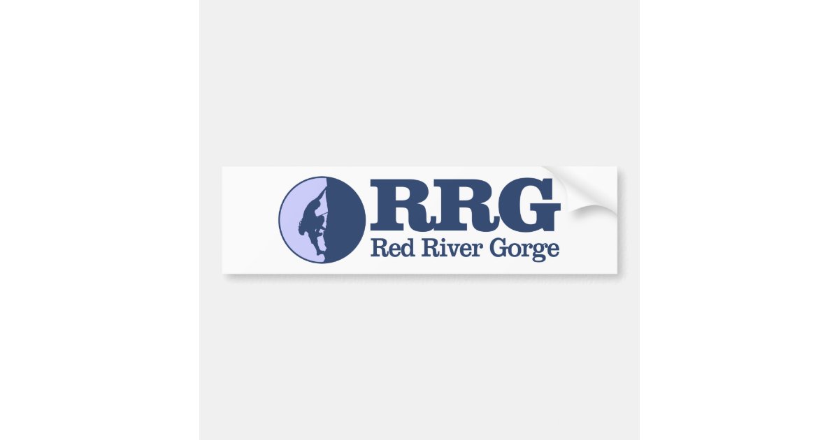 Red River Gorge (Climbing) Bumper Sticker | Zazzle