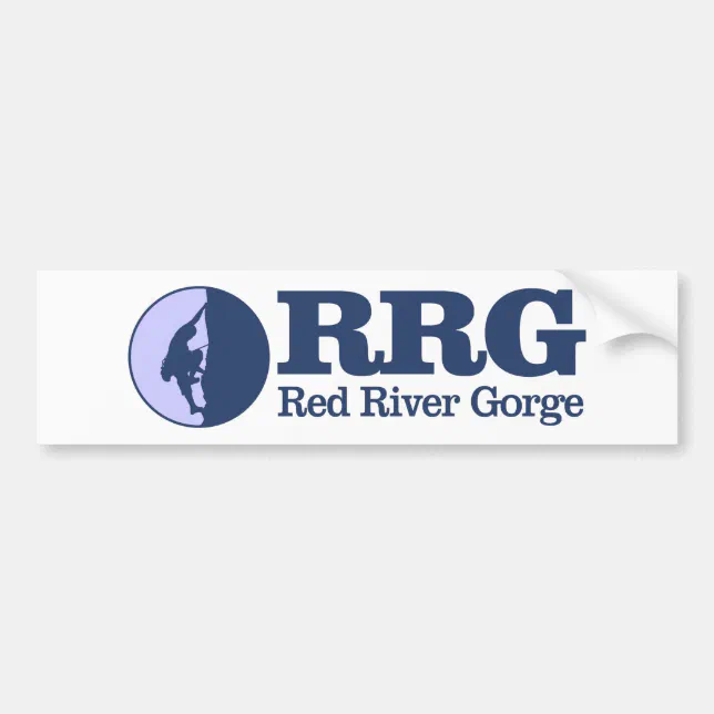Red River Gorge (Climbing) Bumper Sticker | Zazzle