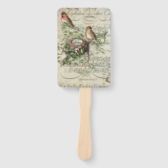 Red Robin Wedding Fan | Zazzle