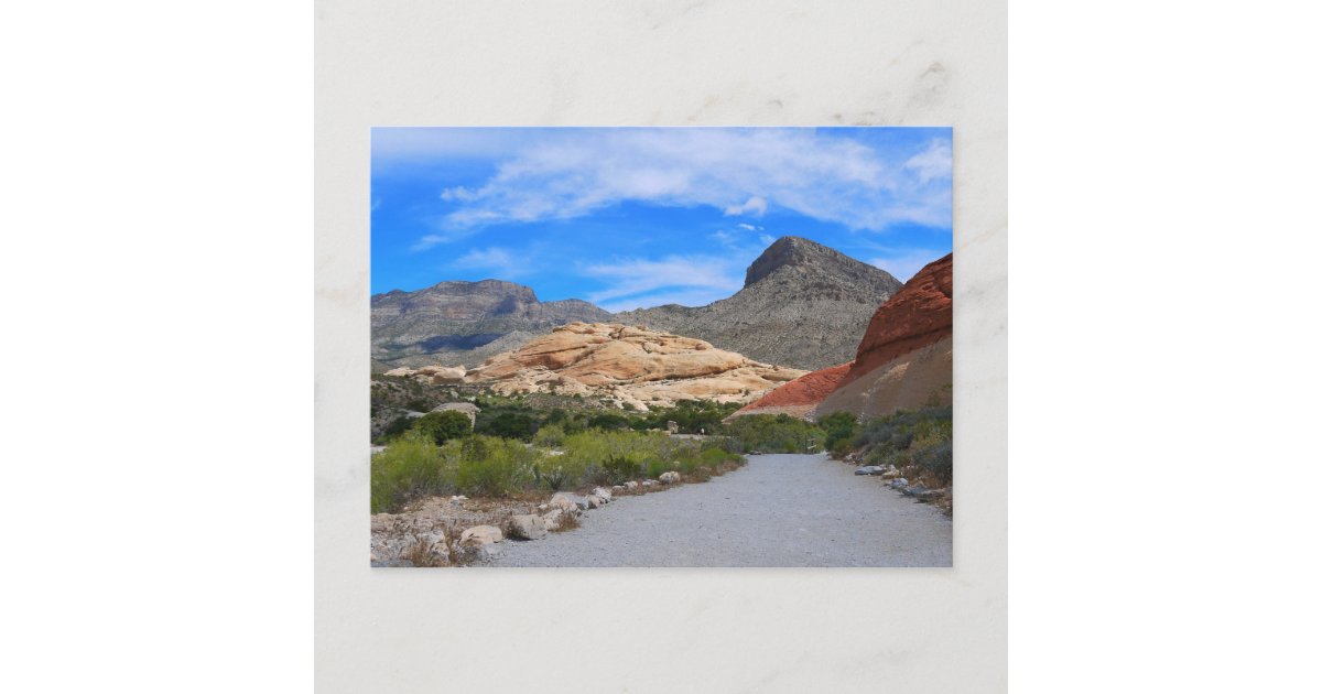 Red Rock Canyon-Las Vegas Nevada Postcard | Zazzle