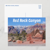 Red Rock Canyon Las Vegas Nevada United States USA Postcard | Zazzle
