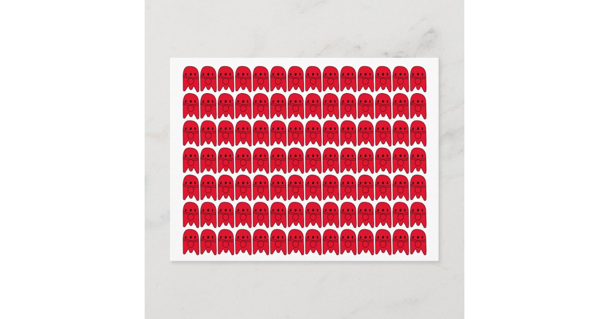 Red Rocket Ships Postcard | Zazzle