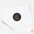 Red Rocks Amphitheater Classic Round Sticker | Zazzle