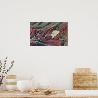 Red Rocks Theatre, Park of the Red Rocks Poster | Zazzle