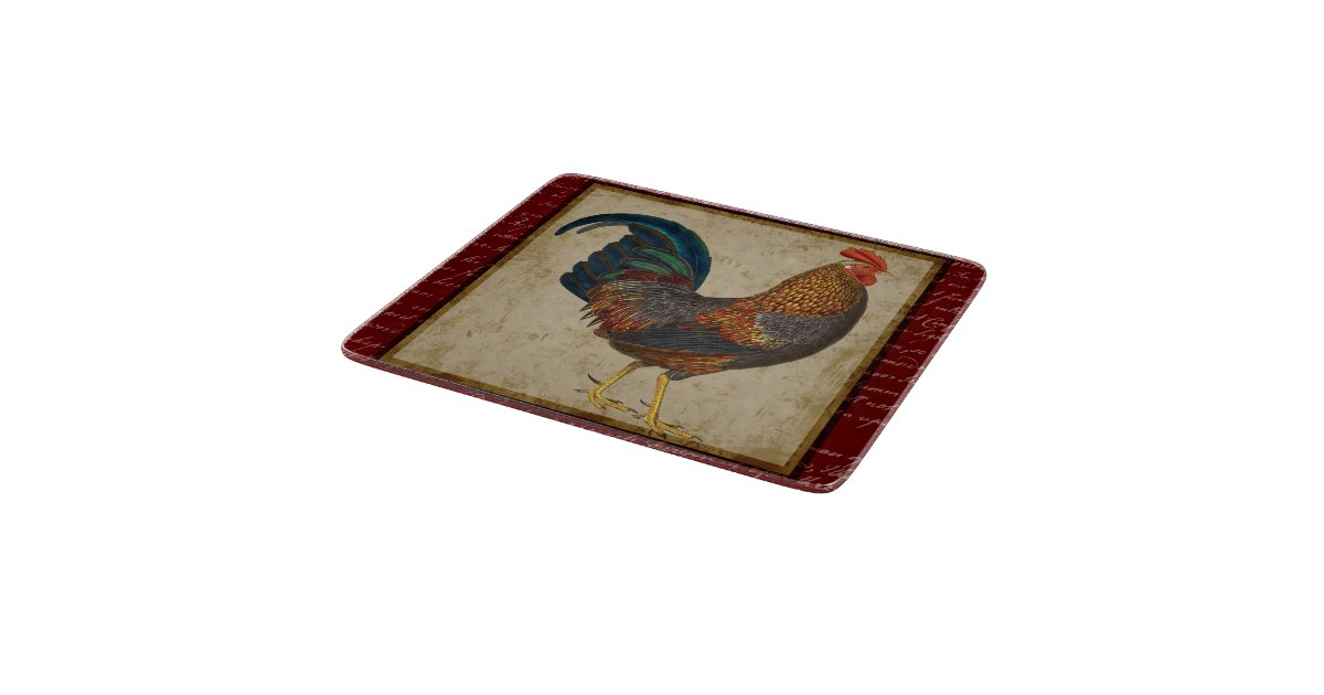 Red Rooster Cutting Board | Zazzle