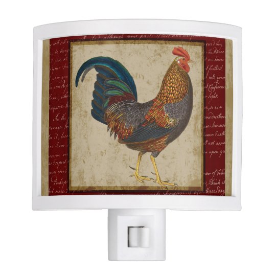 Red Rooster Night Light | Zazzle.com