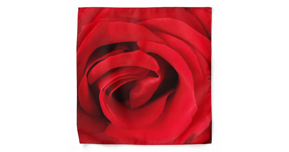 Red Rose Bandana | Zazzle