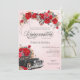 Red Rose Classic Car Chola Chicano Quinceanera Invitation | Zazzle