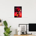 Red Rose Flower Poster | Zazzle