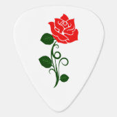 Red Rose Guitar Pick | Zazzle