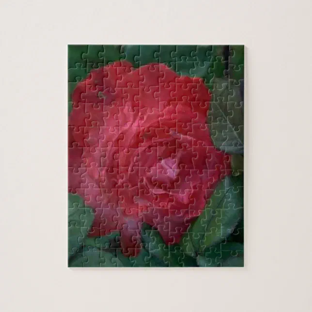 Red Rose Jigsaw Puzzle | Zazzle