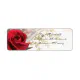 Red Rose Label | Zazzle