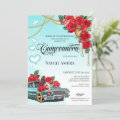Red Rose Lowrider Chola Chicano Quinceanera Invitation | Zazzle