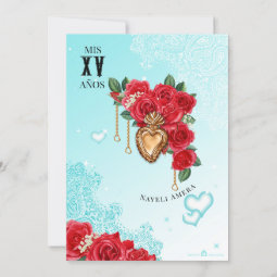 Red Rose Lowrider Chola Chicano Quinceanera Invitation | Zazzle