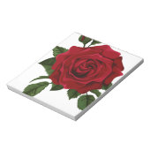 Red rose notepad | Zazzle