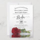 Red Rose Romantic Spanish Language Boda Wedding Invitation | Zazzle