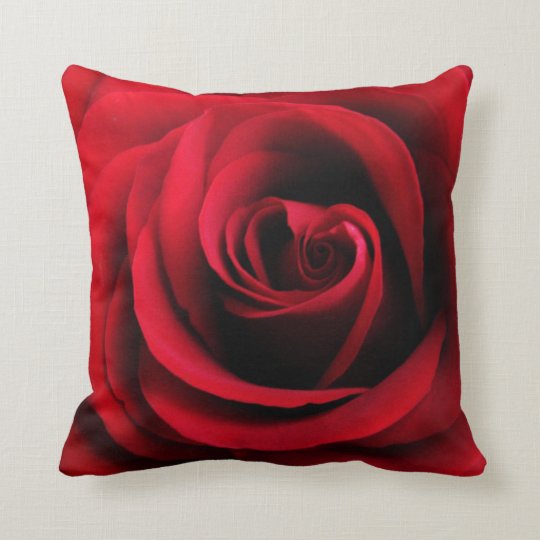Red Rose Throw Pillow | Zazzle.com