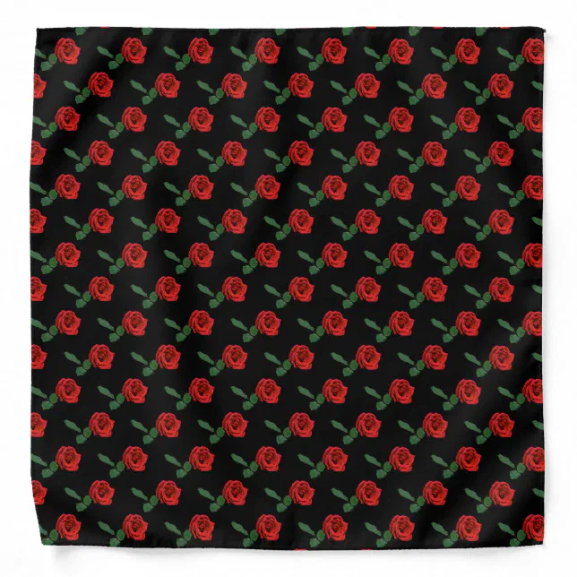 Red Roses Bandana | Zazzle
