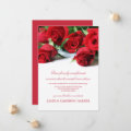 Red Roses Elopement Announcement | Zazzle