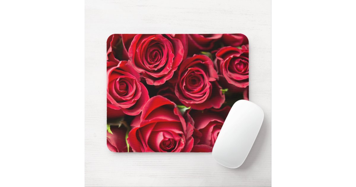 Red Roses Mouse Pad | Zazzle