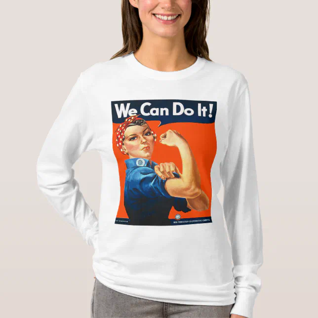 Red Rosie the Riveter TShirt | Zazzle