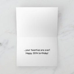 Red rover 30th birthday card | Zazzle