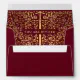 Red Royal Medieval Gold Sword Wedding Envelope | Zazzle