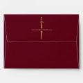 Red Royal Medieval Gold Sword Wedding Envelope | Zazzle
