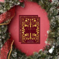 Red Royal Medieval Sword Wedding Table Card | Zazzle