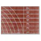 Red Running Track Distressed Style Cutting Board | Zazzle