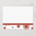 Red Save the Date Winter Wedding Postcard | Zazzle