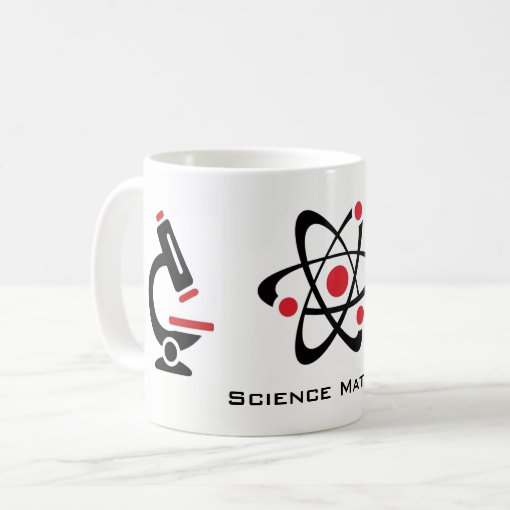 Red Science Matters Design Mug | Zazzle