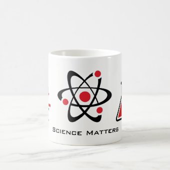 Red Science Matters Design Mug | Zazzle