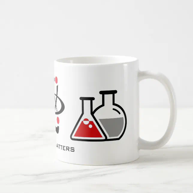 Red Science Matters Design Mug | Zazzle