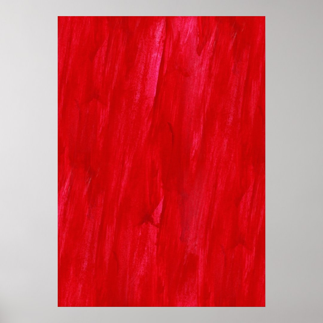 Red Seamless Background Abstract And Watercolor Poster | Zazzle