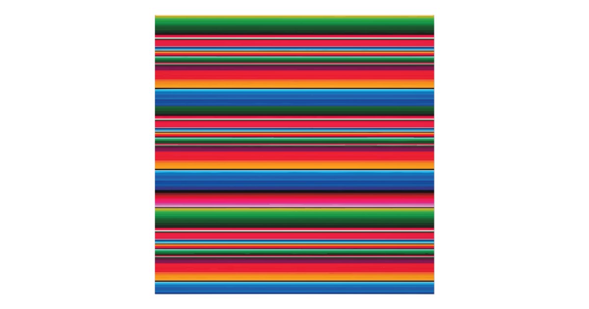 Red Serape Saltillo traditional mexican blanket Le Photo Print | Zazzle