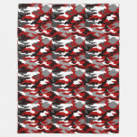 Red Shadows Camo Fabric | Zazzle