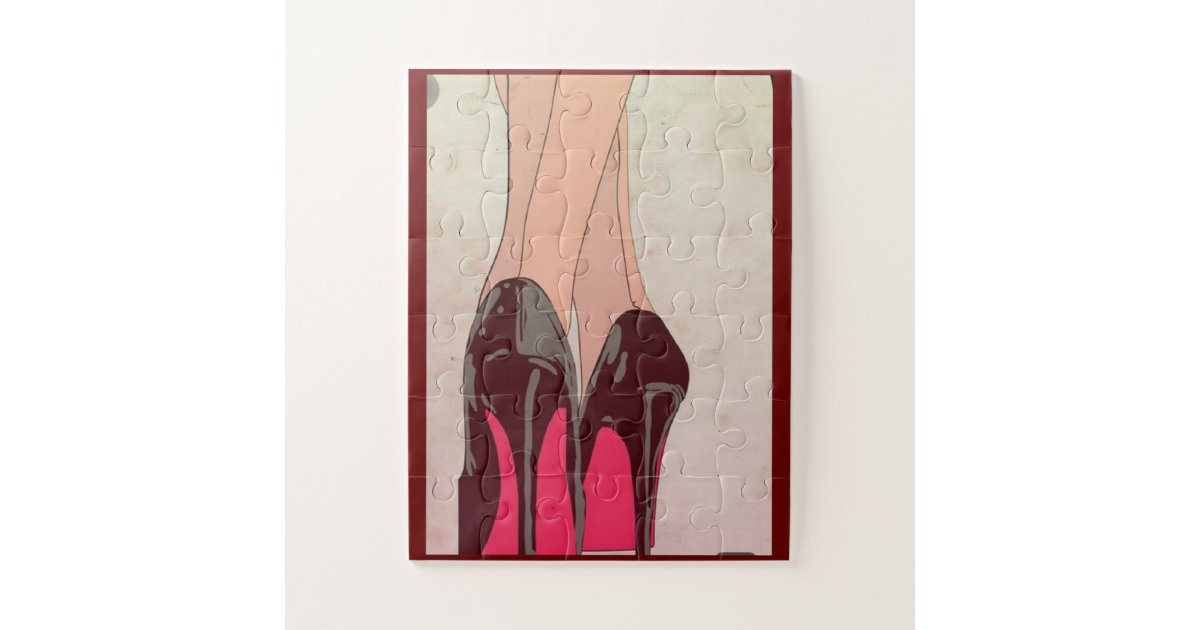 Red shoes puzzles | Zazzle