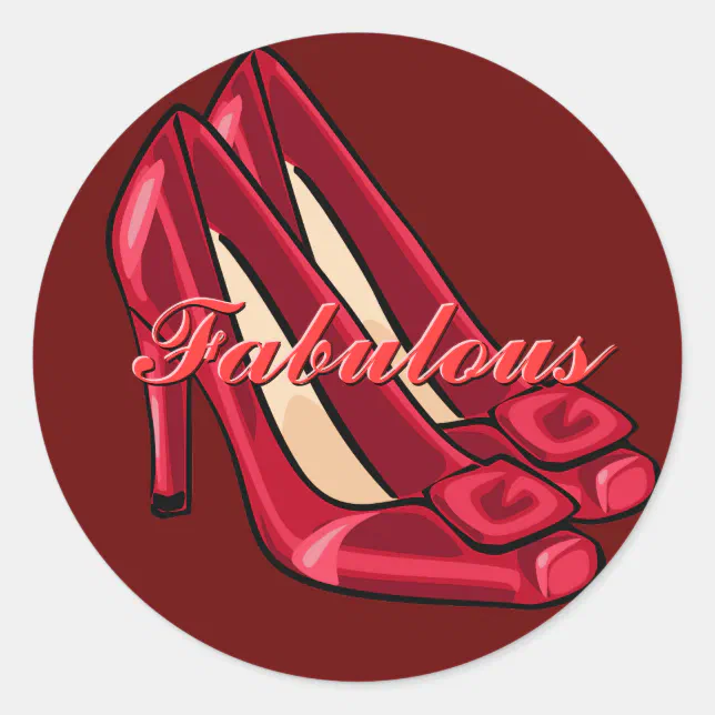 Red Shoes Stickers | Zazzle