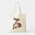 Red Shouldered Hawk Audubon Bird of Prey Tote Bag | Zazzle
