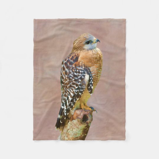 Red-Shouldered Hawk Fleece Blanket | Zazzle.com