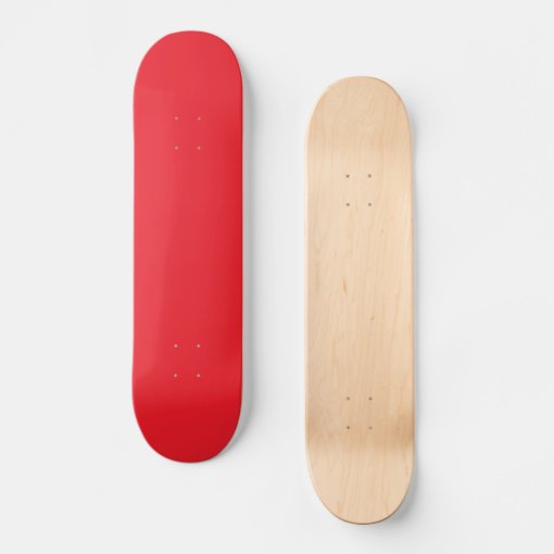 Red Skateboard Deck | Zazzle