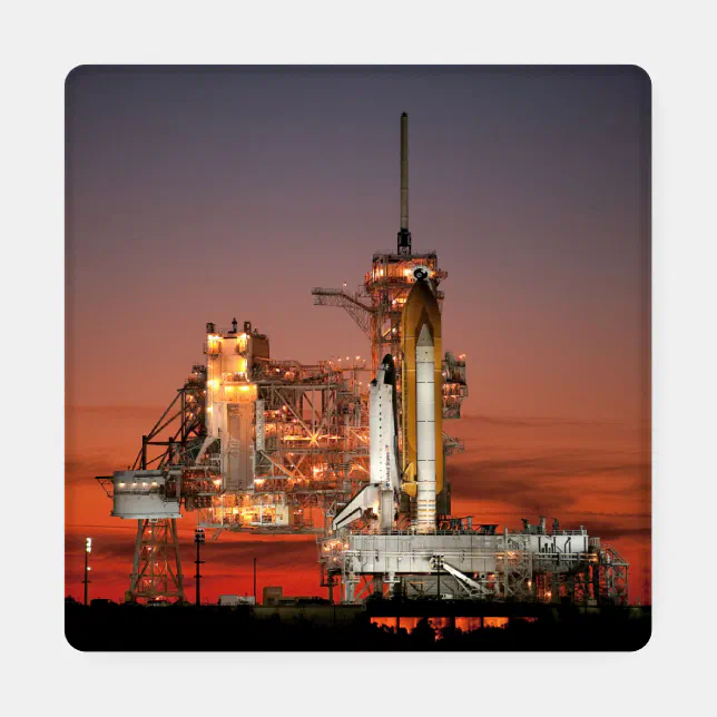 Red Sky for Space Shuttle Atlantis Launch Coaster Set | Zazzle